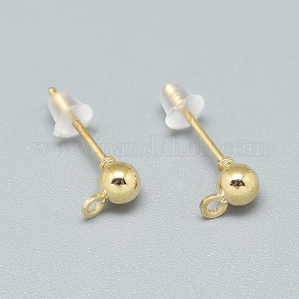 Wholesale Iron Stud Earring Findings - Pandahall.com