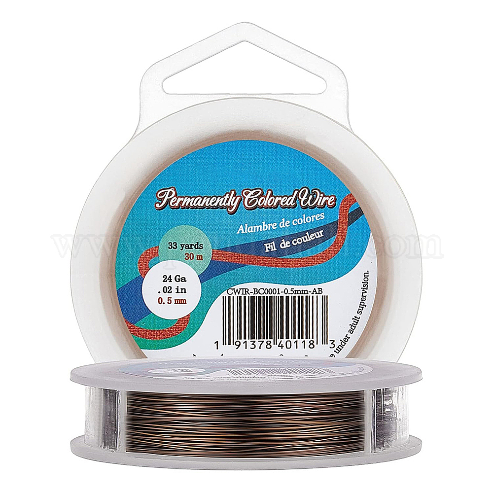 Wholesale Round Craft Copper Wire - Pandahall.com