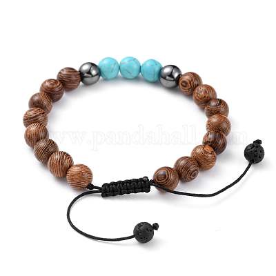Wholesale Adjustable Nylon Cord Braided Bead Bracelets - Pandahall.com