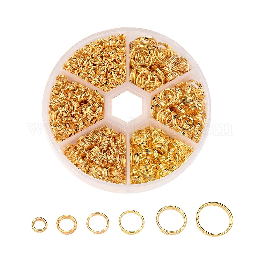 Wholesale 1 Box Iron Split Rings - Pandahall.com