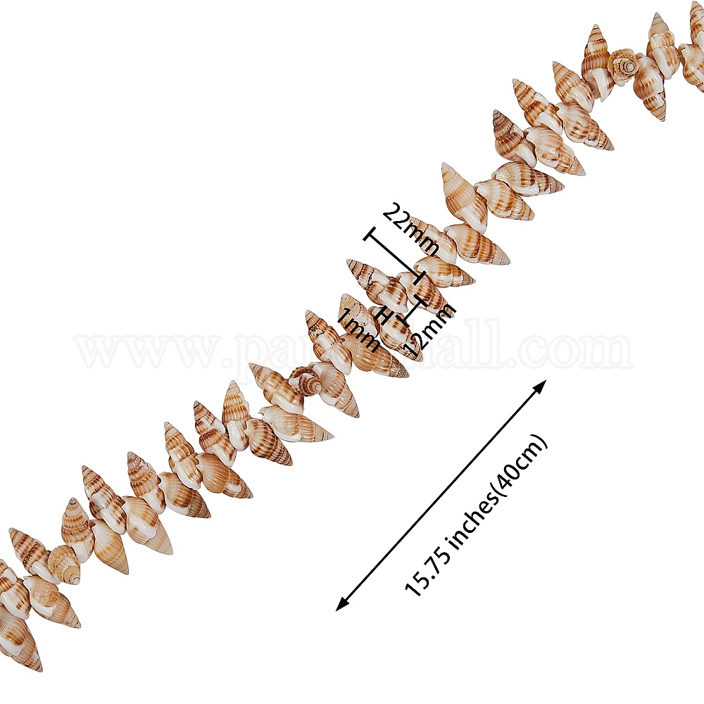 Wholesale Natural Spiral Shell Beads Strands - Pandahall.com