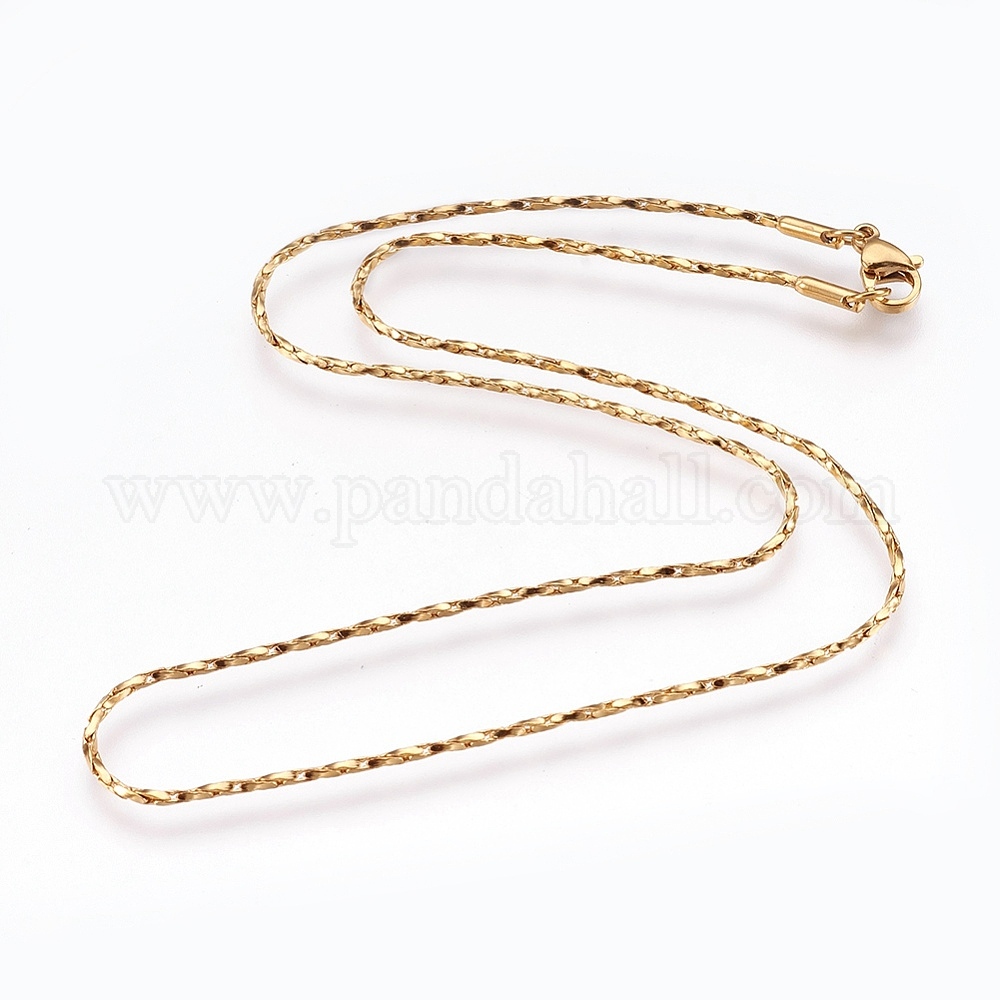 Wholesale 304 Stainless Steel Boston Link Chain Necklaces - Pandahall.com