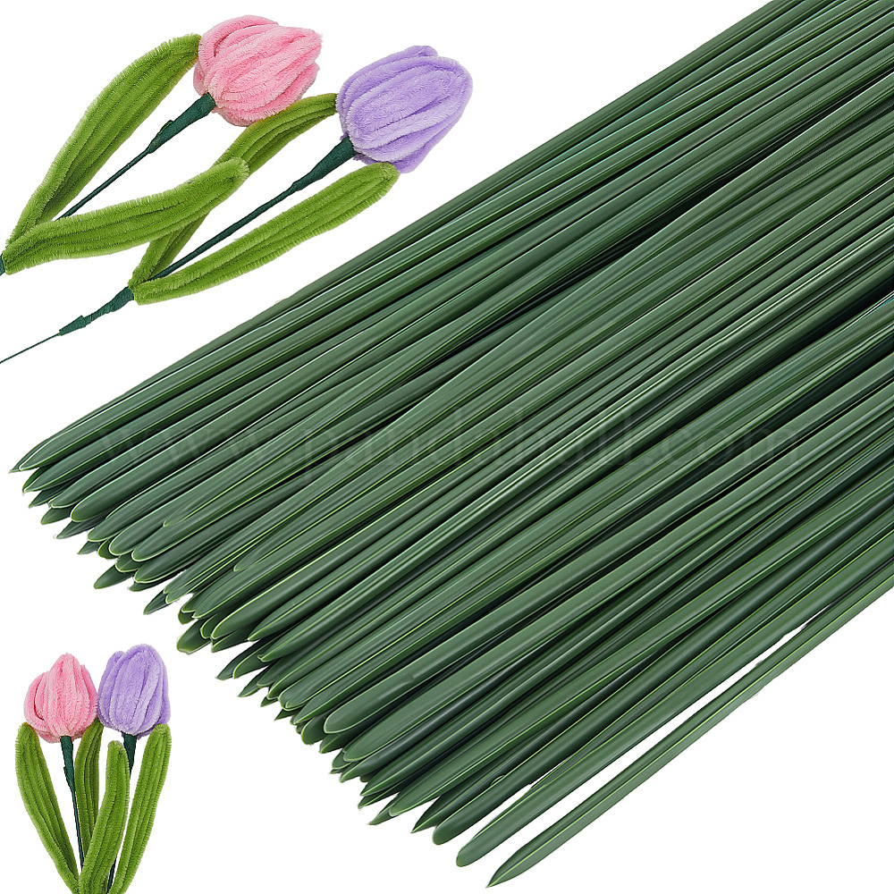 Wholesale 100Pcs Iron Stalk Flower Rod - Pandahall.com