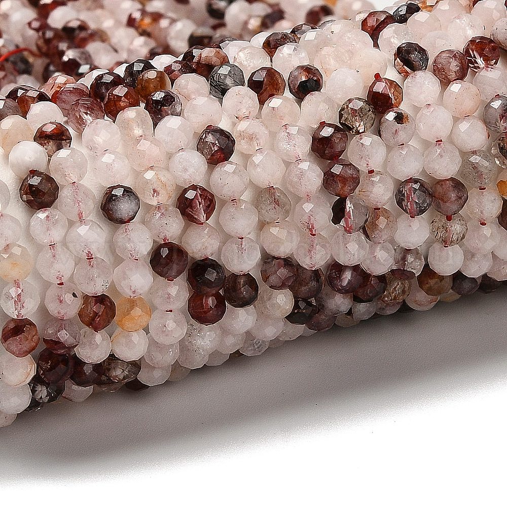 Wholesale Natural Hematoid Quartz/Ferruginous Quartz Beads Strands ...