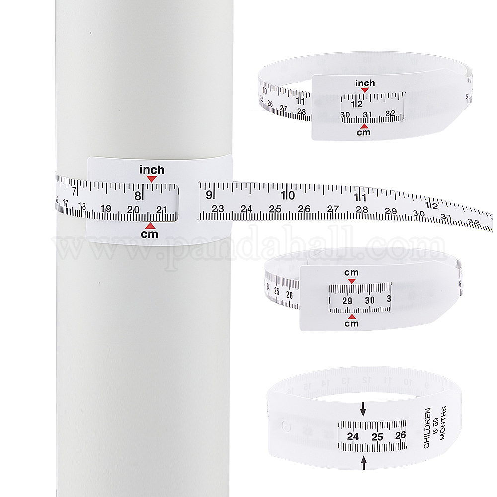 Wholesale 4Pcs 4 Styles PP Plastic Baby Head Circumference Measuring ...