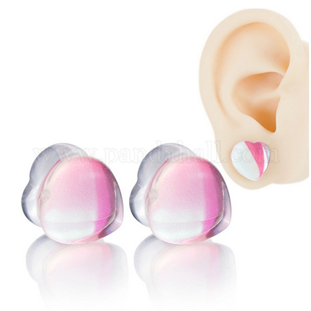 Wholesale Glass Ear Gauges Flesh Tunnels Plugs - Pandahall.com