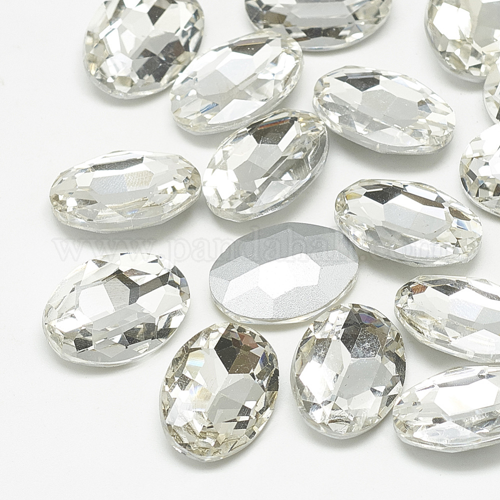 Wholesale Pointed Back Glass Rhinestone Cabochons - Pandahall.com