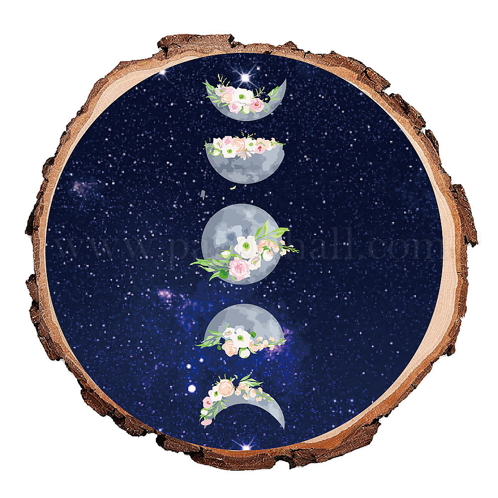 Wholesale Printed Wood Round Sheets - Pandahall.com