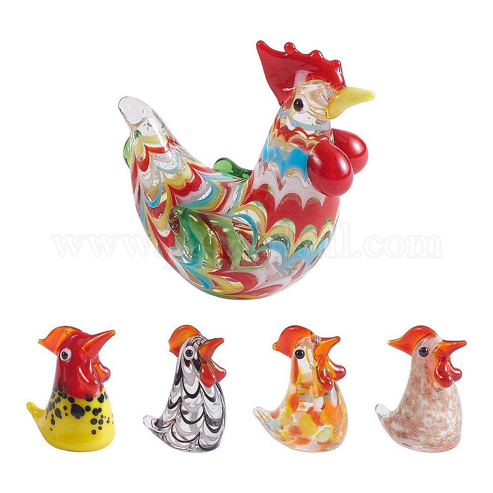 Wholesale 5Pcs Glass Chick Figurine - Pandahall.com