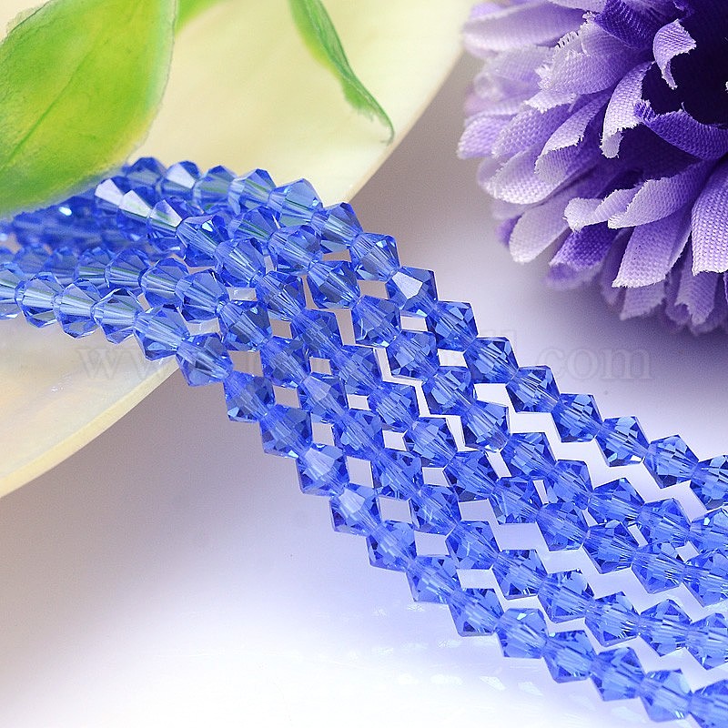 Wholesale Faceted Imitation Austrian Crystal Bead Strands - Pandahall.com