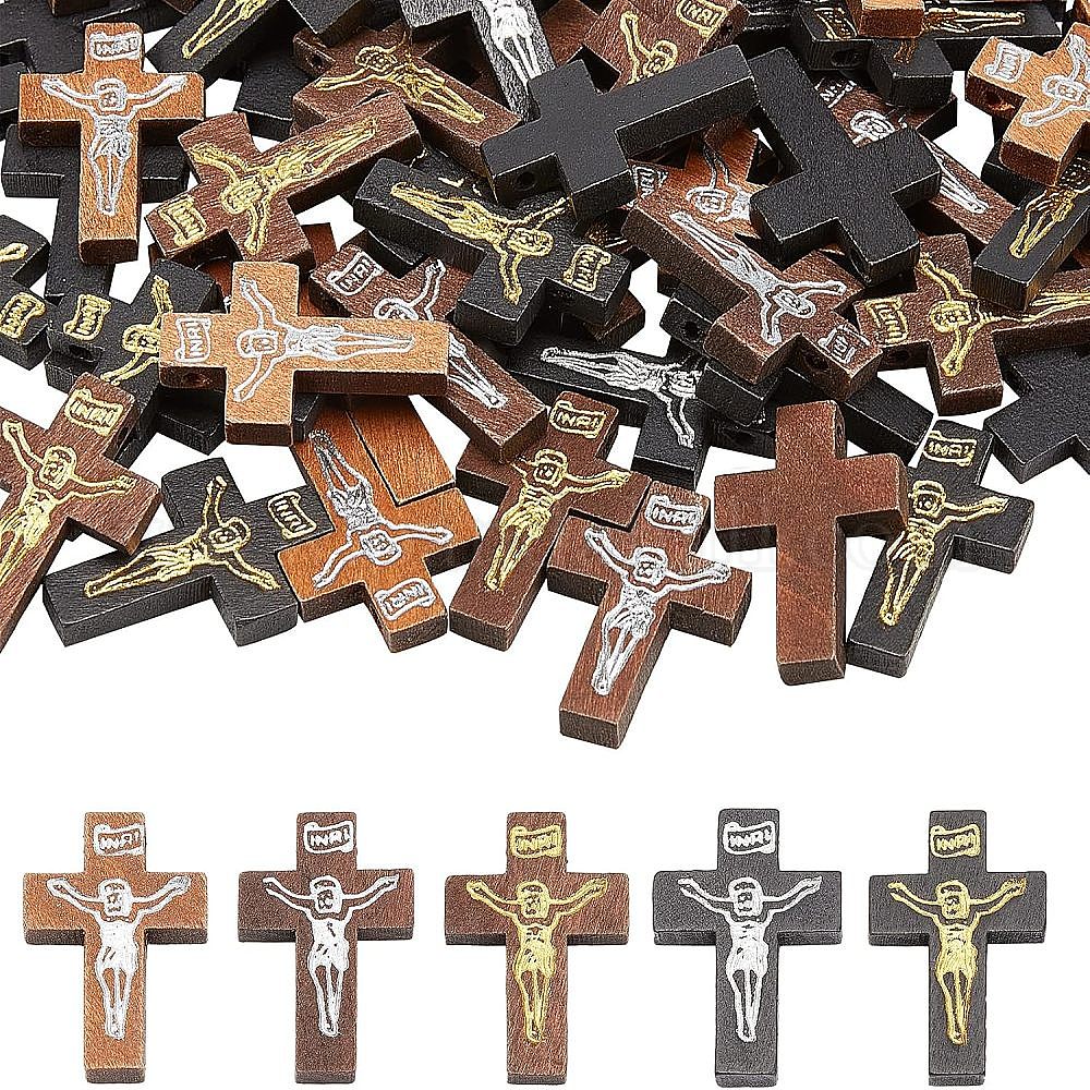 Wholesale DIY Crucifix Cross Pendant Necklace Making Kits - Pandahall.com