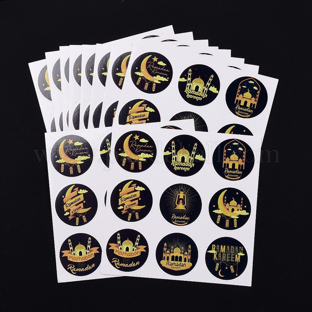 Wholesale Lesser Bairam Theme Paper Stickers - Pandahall.com