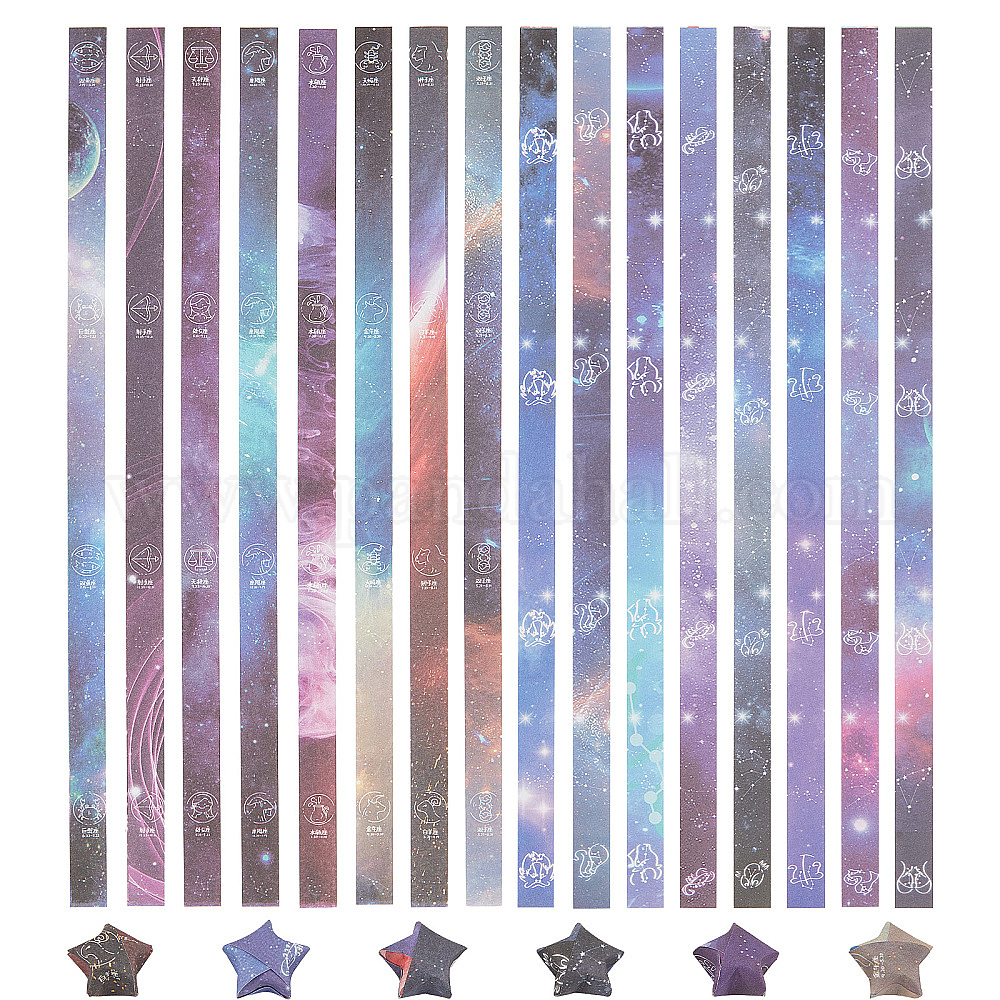 Wholesale 4 Bags 2 Colors Origami Paper Stars - Pandahall.com