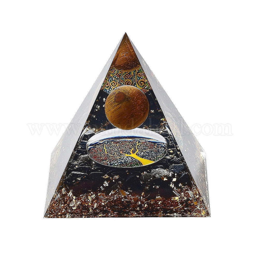 Wholesale Orgonite Pyramid Resin Energy Generators - Pandahall.com