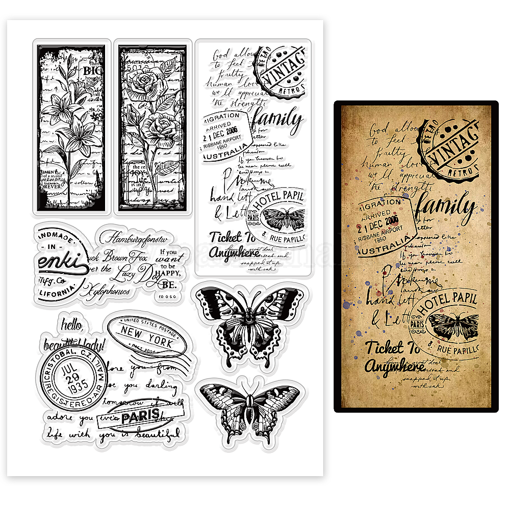 Wholesale Custom PVC Plastic Clear Stamps - Pandahall.com