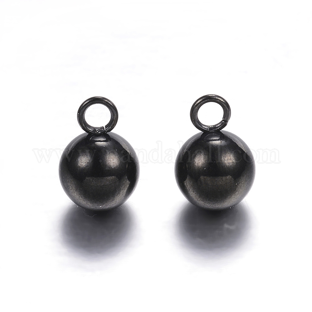 Wholesale 304 Stainless Steel Sphere Charms - Pandahall.com