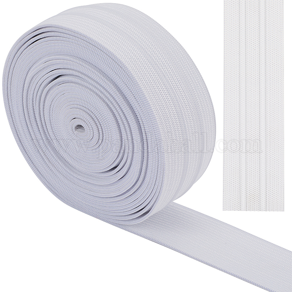 Wholesale Flat Polyester Non-Slipped Elastic Cord - Pandahall.com