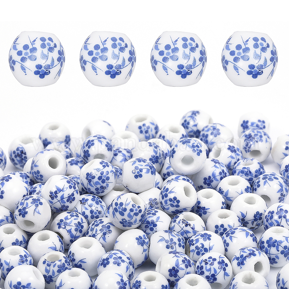 Wholesale 200Pcs Handmade Porcelain Beads - Pandahall.com