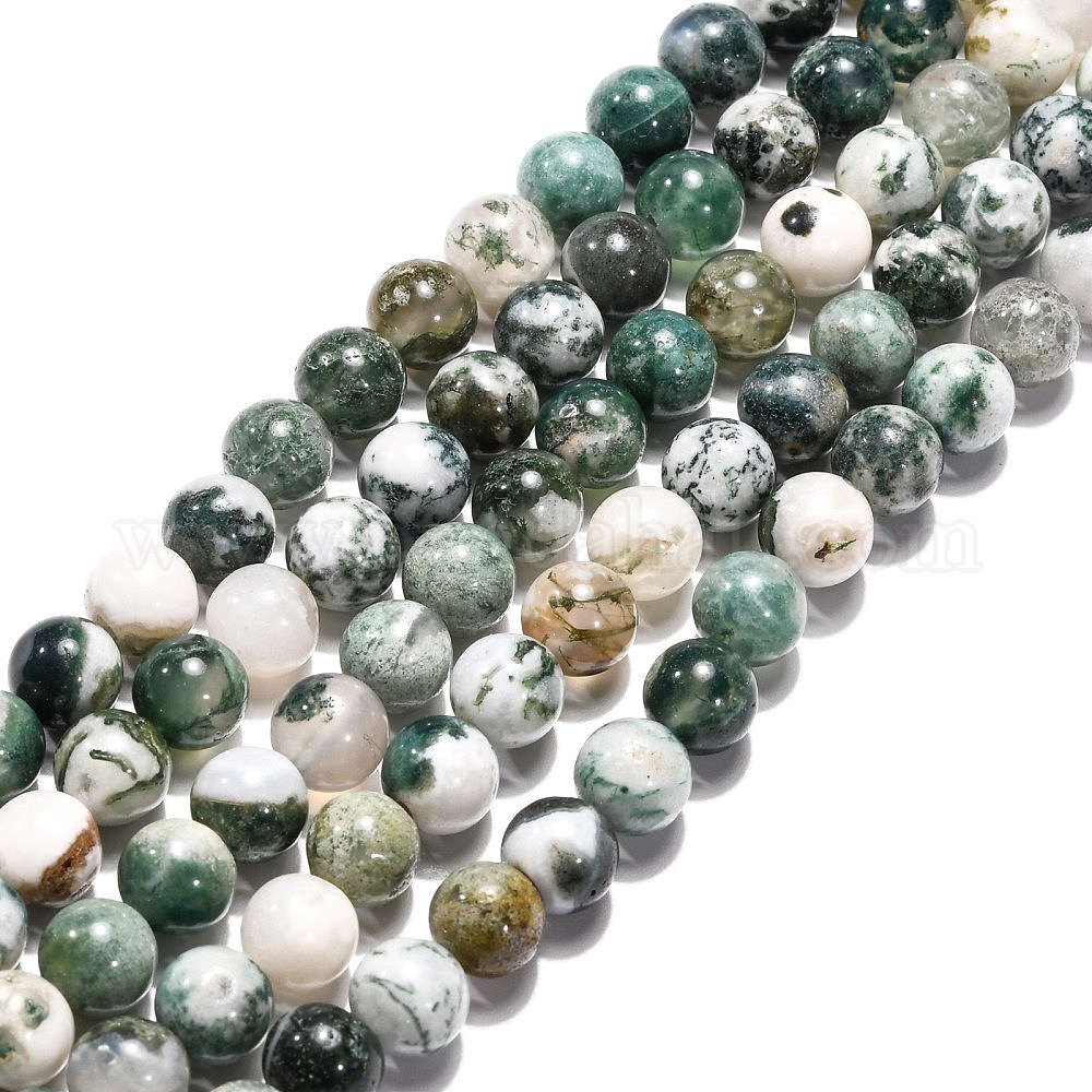 Wholesale Natural Tree Agate Beads Strands - Pandahall.com