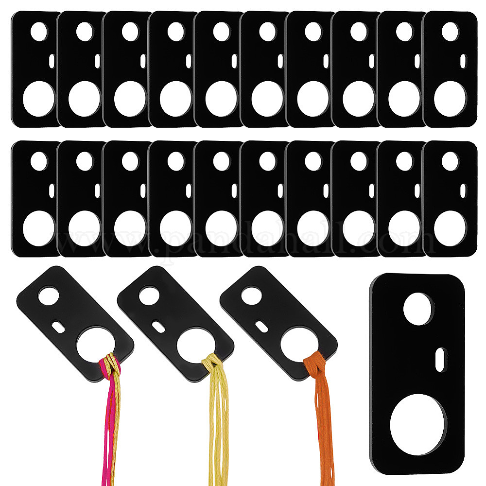 Wholesale 30Pcs Acrylic Thread Winding Boards - Pandahall.com