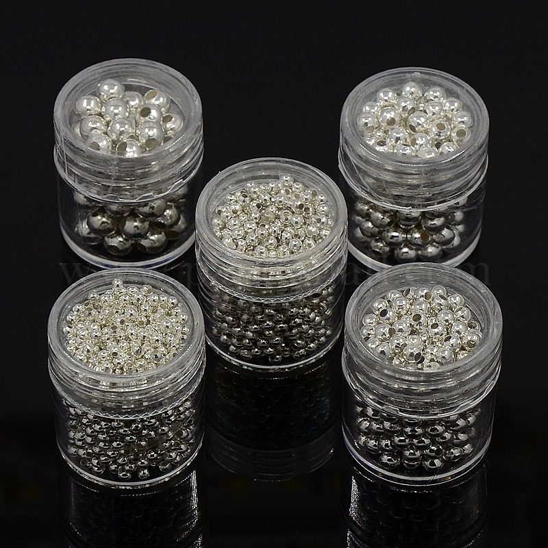 Wholesale Iron Round Spacer Beads - Pandahall.com