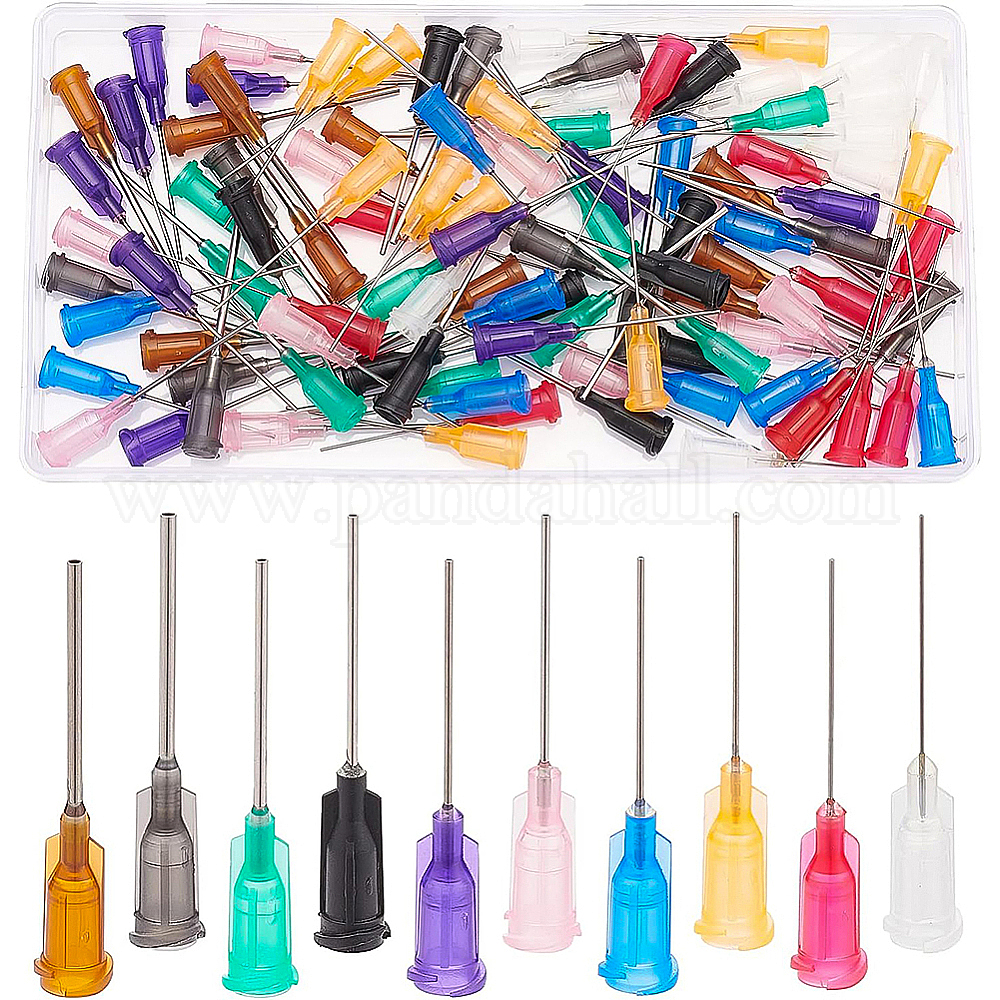 Wholesale 100Pcs 10 Style Plastic Fluid Precision Blunt Needle Dispense ...