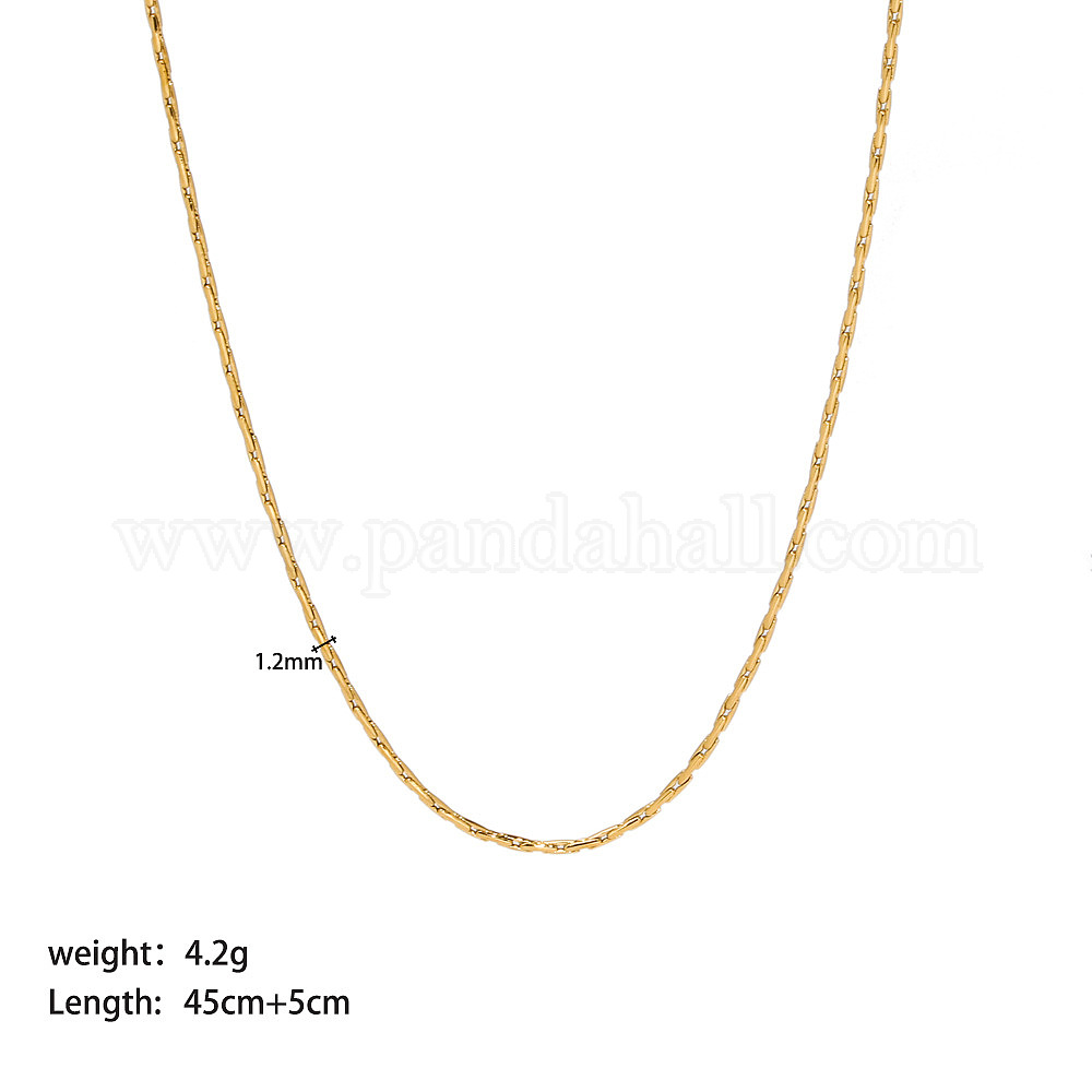 Wholesale Stainless Steel Boston Link Chain Necklaces - Pandahall.com