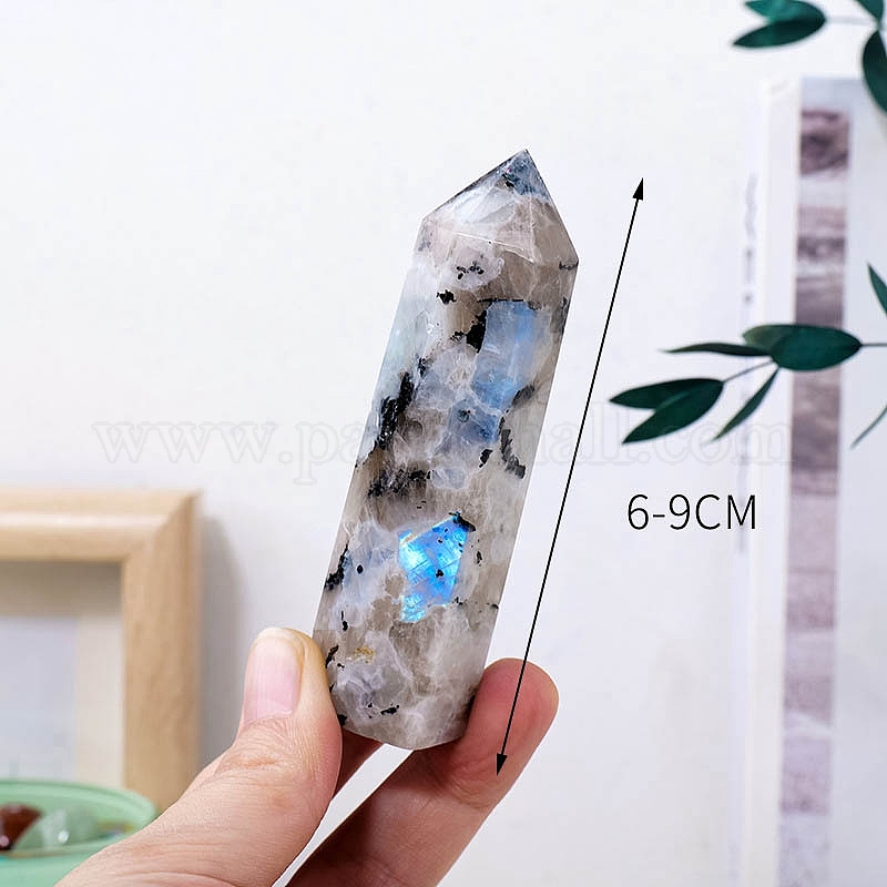 Wholesale Point Tower Natural Moonstone Home Display Decoration ...