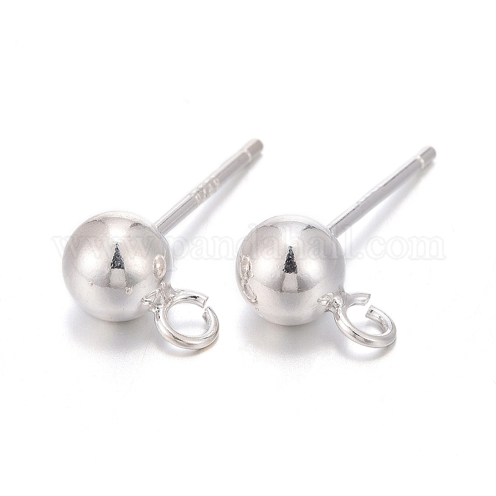 Wholesale 925 Sterling Silver Stud Earring Findings - Pandahall.com