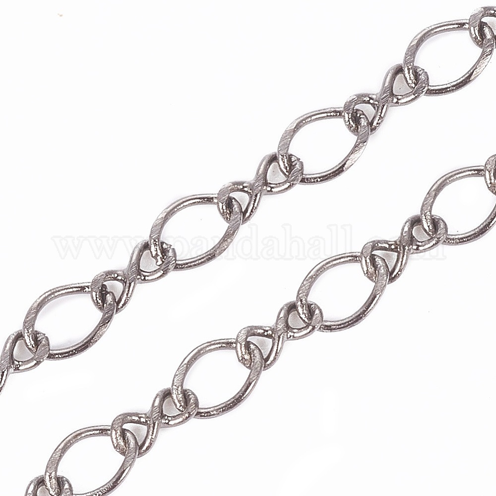 Wholesale Brass Twisted Figure 8 Chain Chains - Pandahall.com