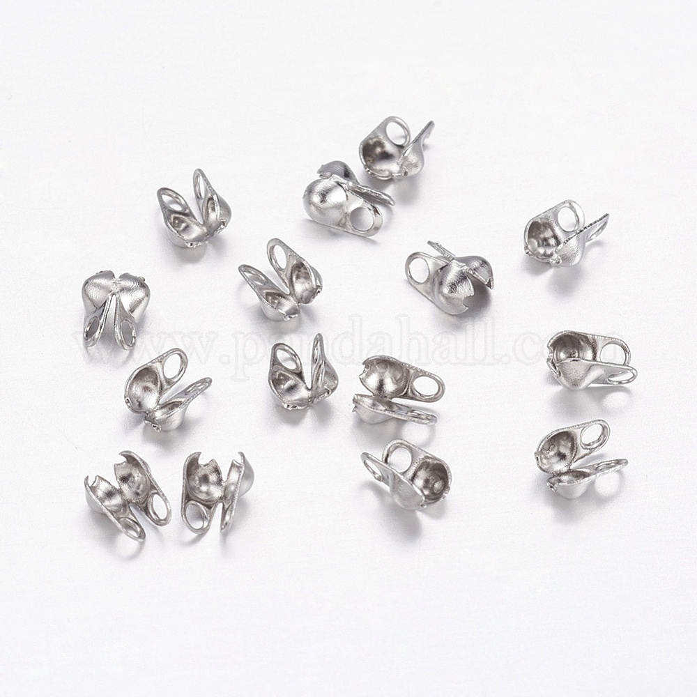 Wholesale Tarnish Resistant 304 Stainless Steel Bead Tips - Pandahall.com