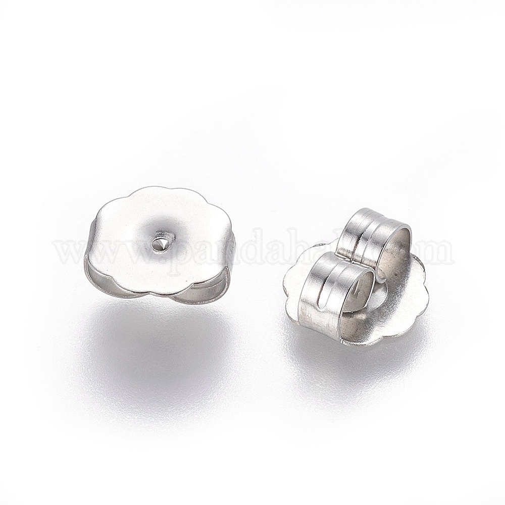 Wholesale Tarnish Resistant 304 Stainless Steel Ear Nuts - Pandahall.com