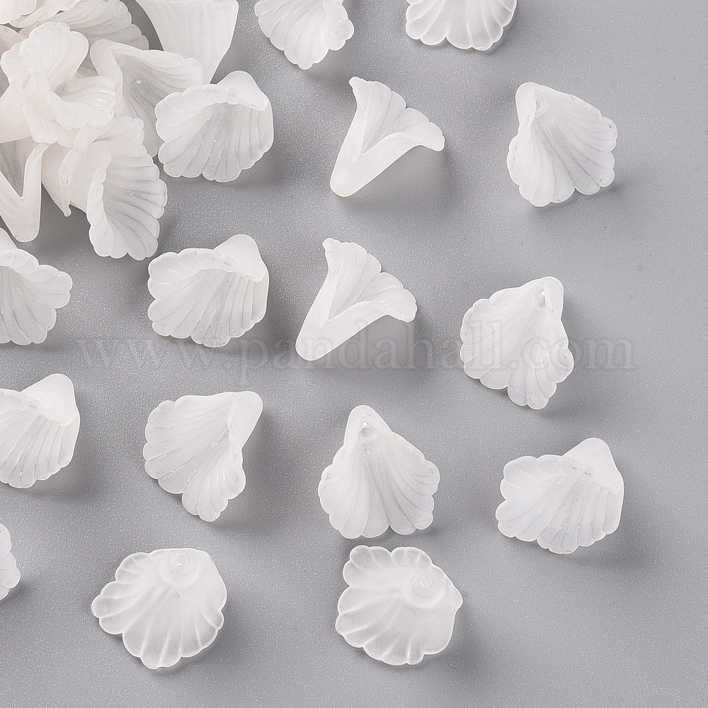 Wholesale Transparent Acrylic Bead Caps - Pandahall.com