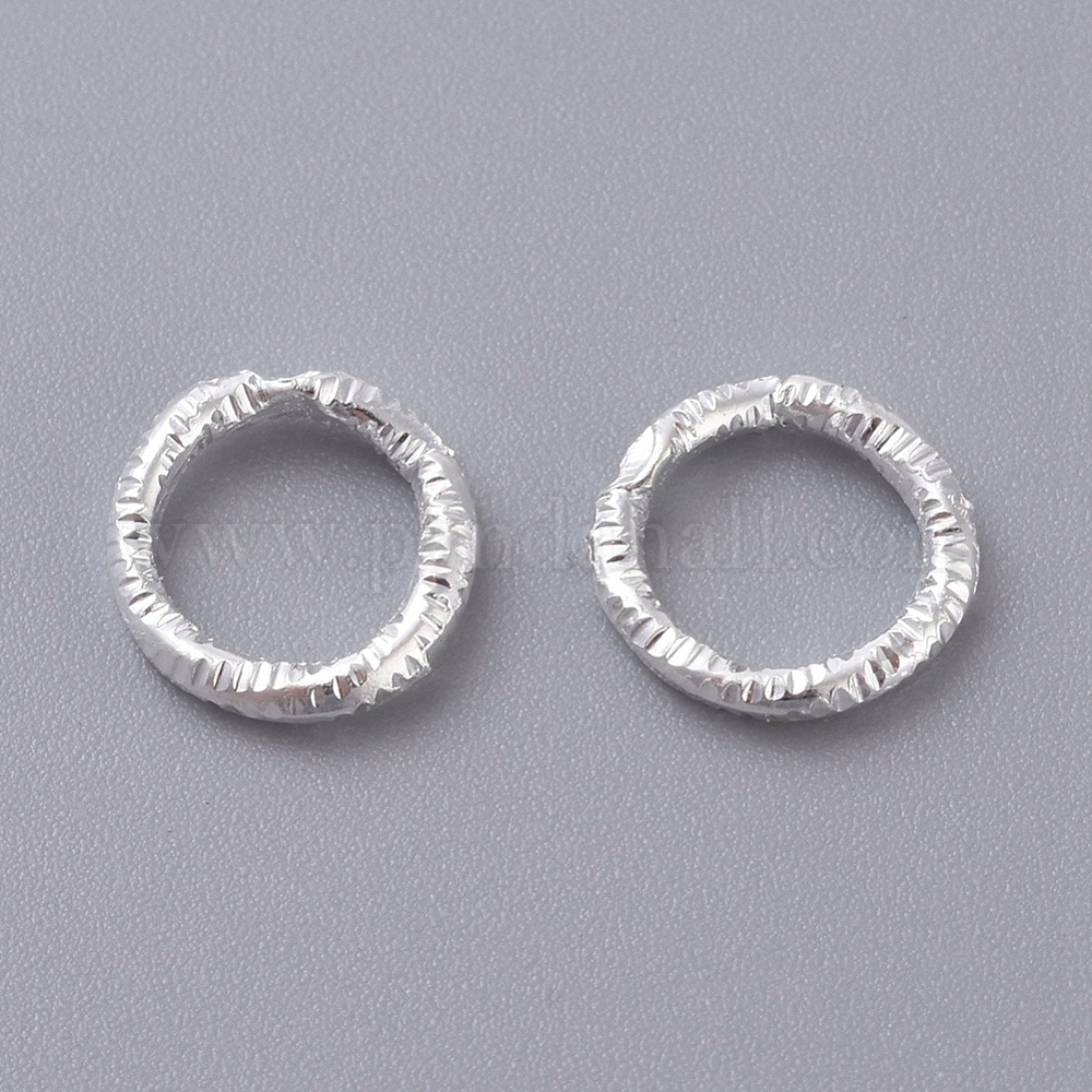 Wholesale Iron Textured Jump Rings - Pandahall.com