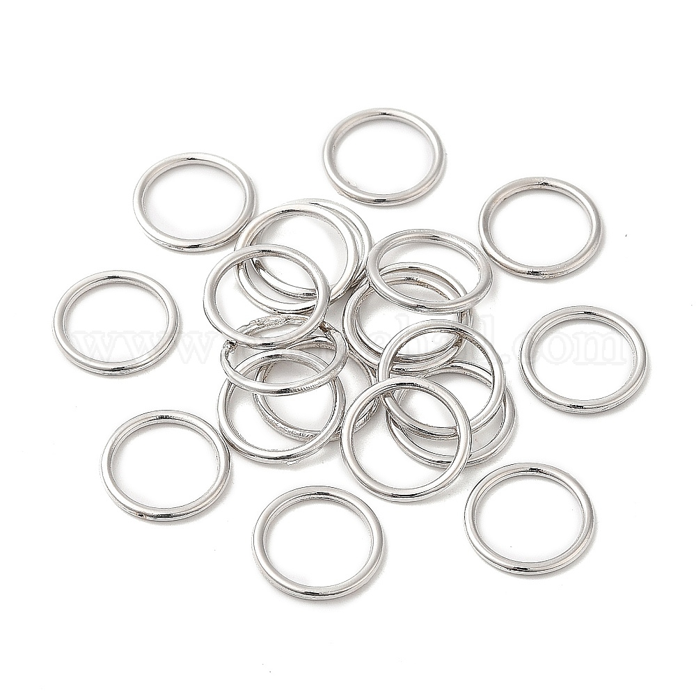 Wholesale Alloy Soldered Closed Jump Rings - Pandahall.com