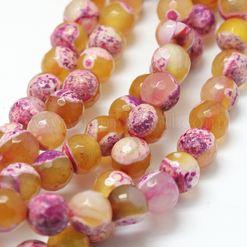 Wholesale Natural Fire Crackle Agate Bead Strands - Pandahall.com
