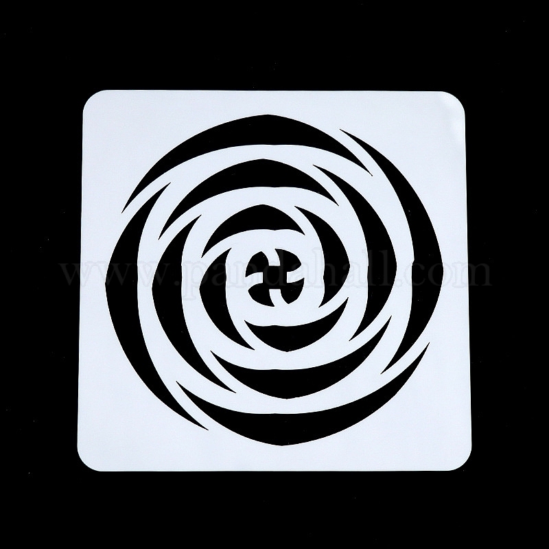 Wholesale Vortex Pattern Eco-Friendly PET Plastic Hollow Painting ...