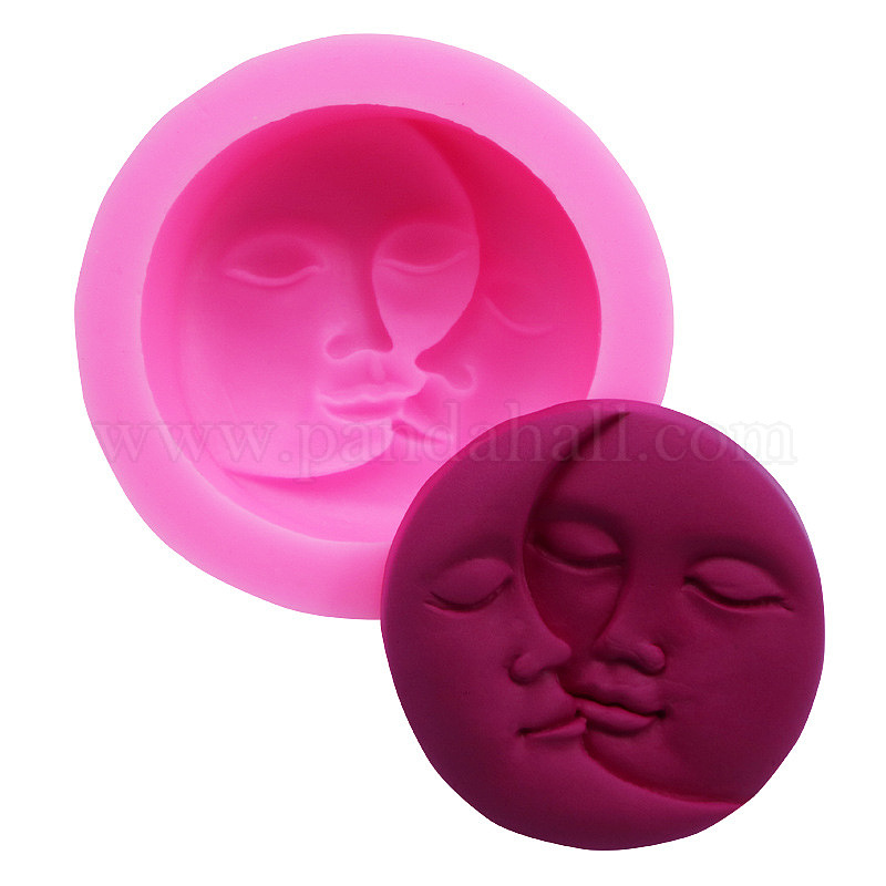 Wholesale Sun and Moon Face Silicone Molds - Pandahall.com