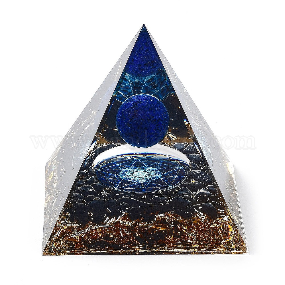 Wholesale Orgonite Pyramid Resin Energy Generators - Pandahall.com