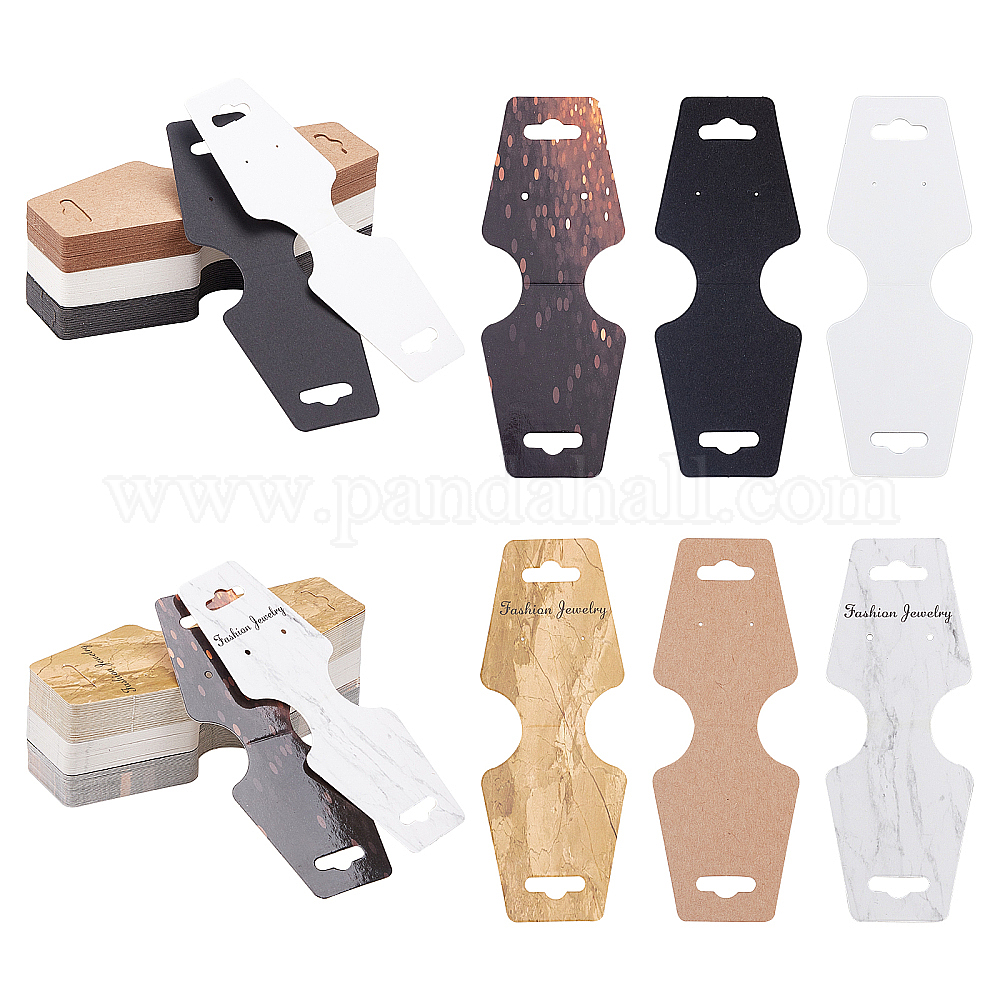 Wholesale Cardboard Fold Over Paper Display Hanging Cards - Pandahall.com