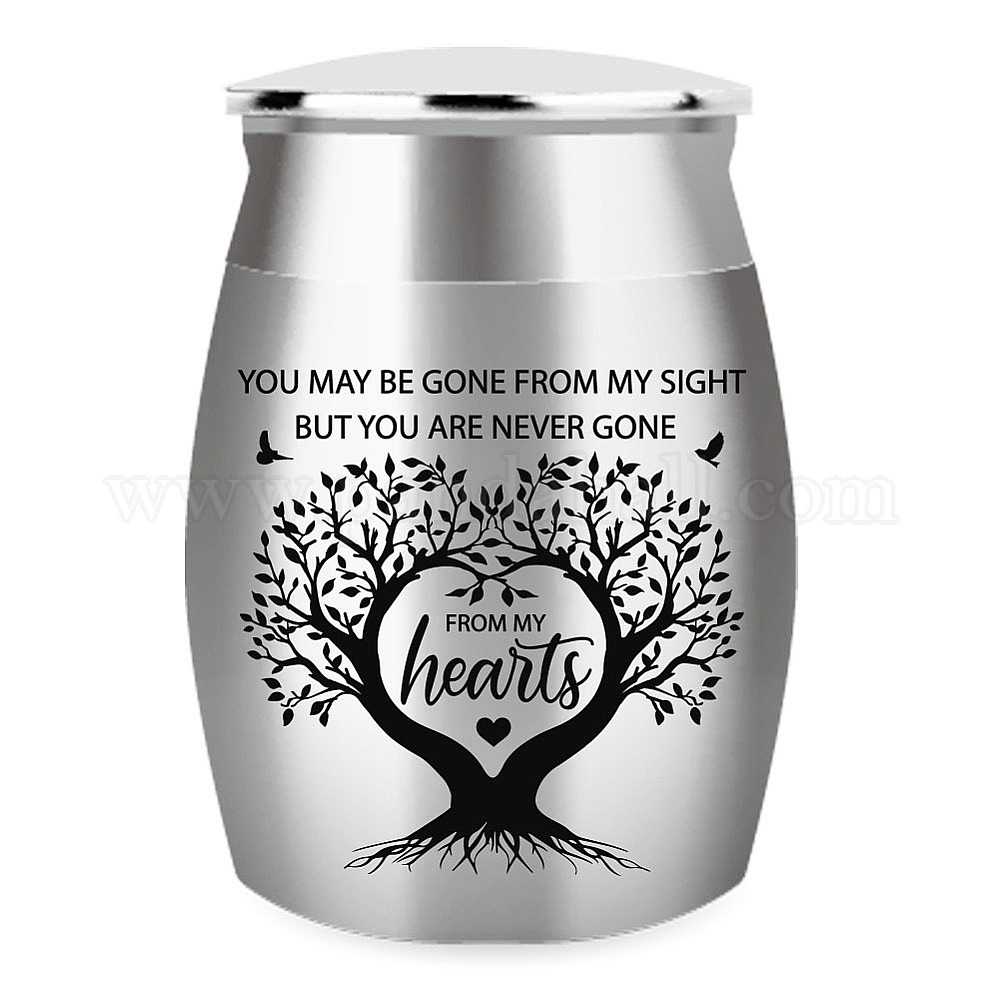 Wholesale Column Mini Stainless Steel Urn for Human Pet Ashes ...
