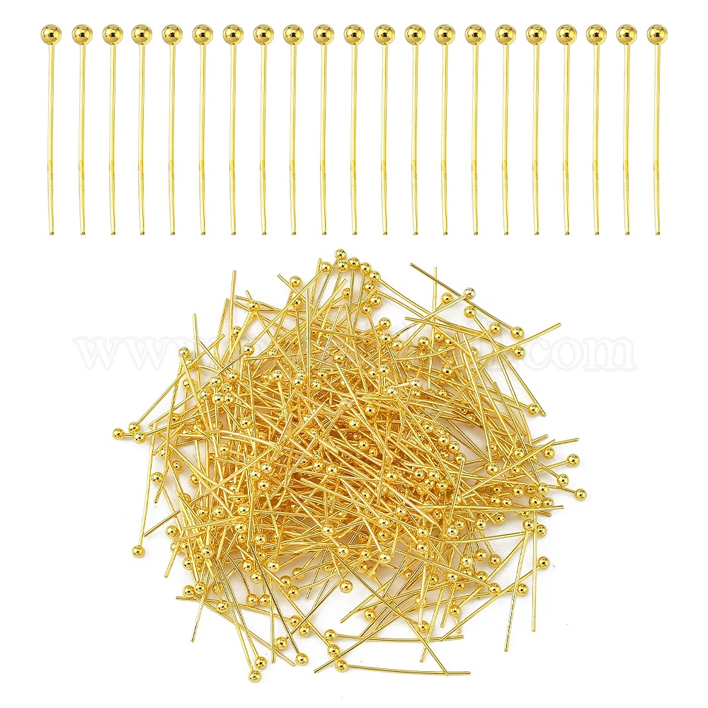 Wholesale Brass Ball Head Pins - Pandahall.com