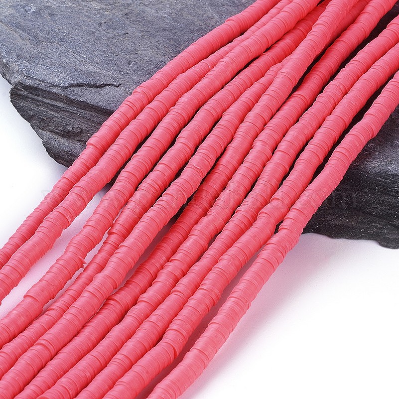Wholesale Flat Round Handmade Polymer Clay Beads - Pandahall.com