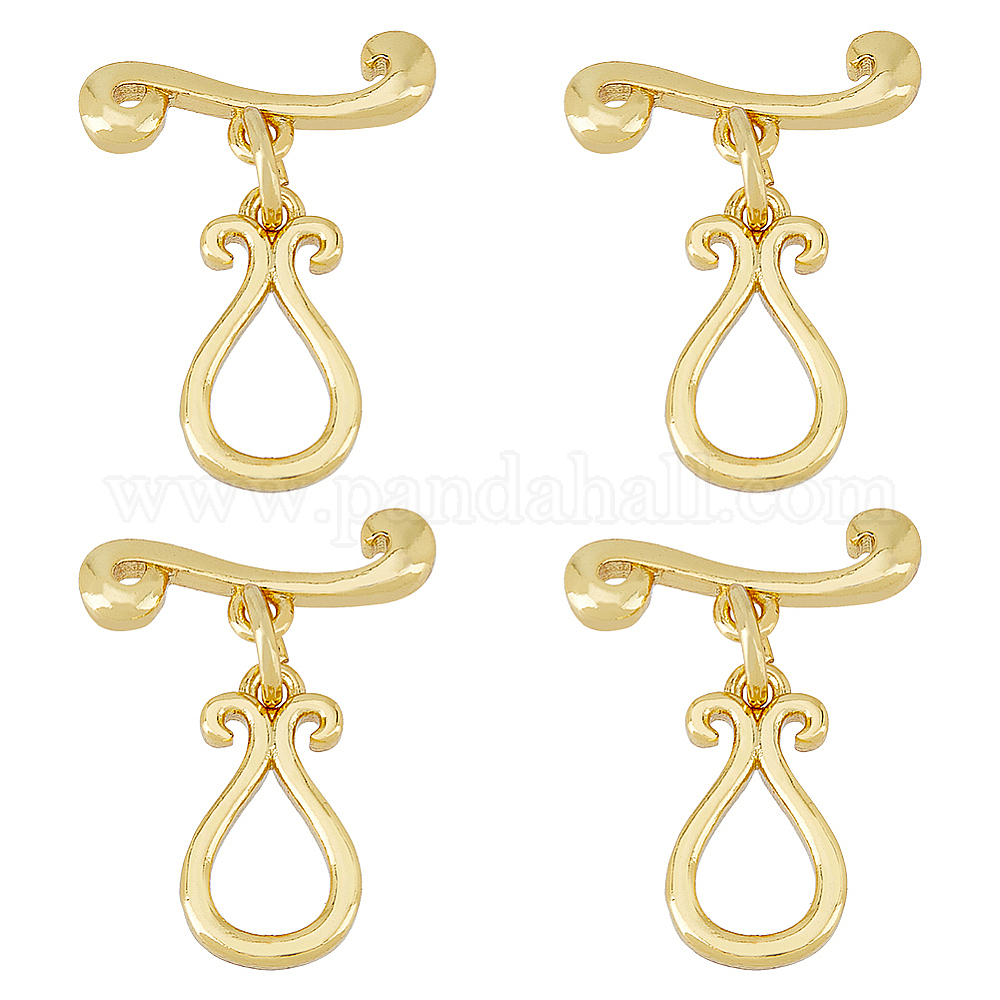 Wholesale 16 Sets Brass Toggle Clasps - Pandahall.com