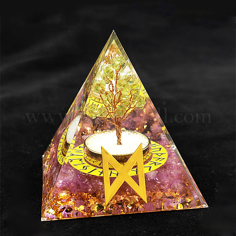 Wholesale Viking Rune Symbol-Day Orgonite Pyramid Resin Display ...