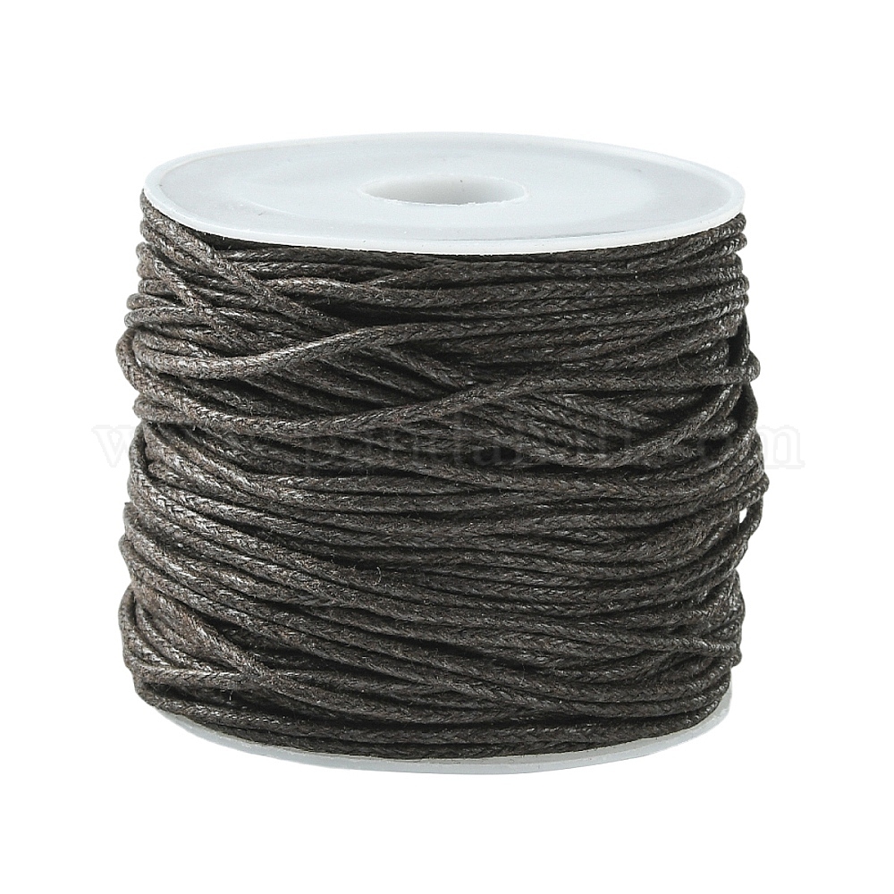 Wholesale 23M Round Waxed Cotton Cords - Pandahall.com