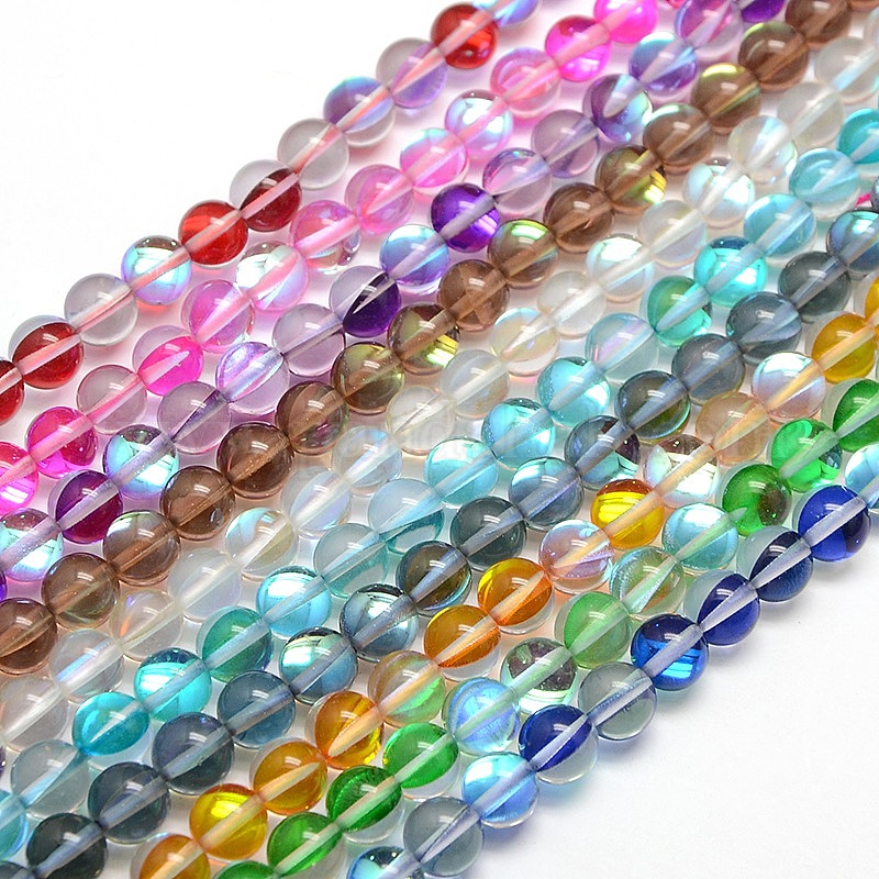 Wholesale Synthetic Moonstone Beads Strands - Pandahall.com