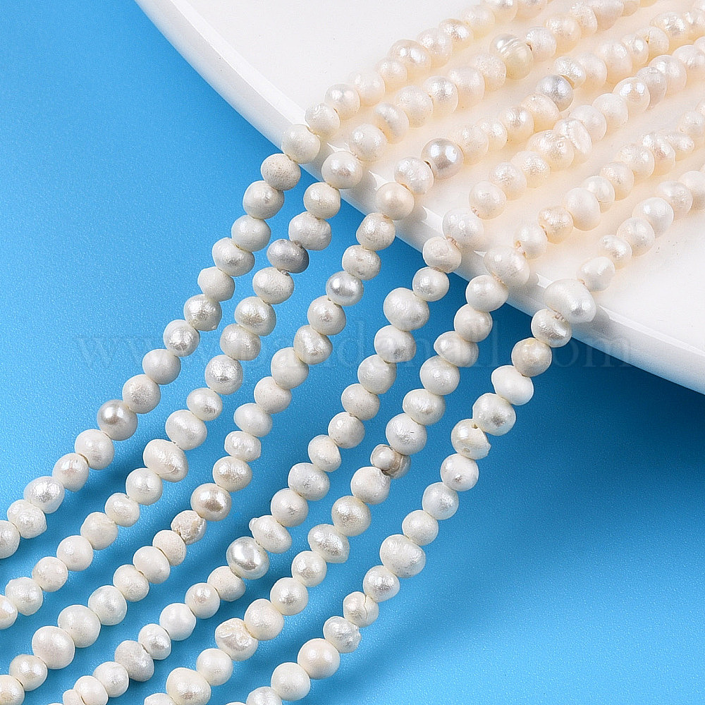 Wholesale Natural Cultured Freshwater Pearl Beads Strands - Pandahall.com