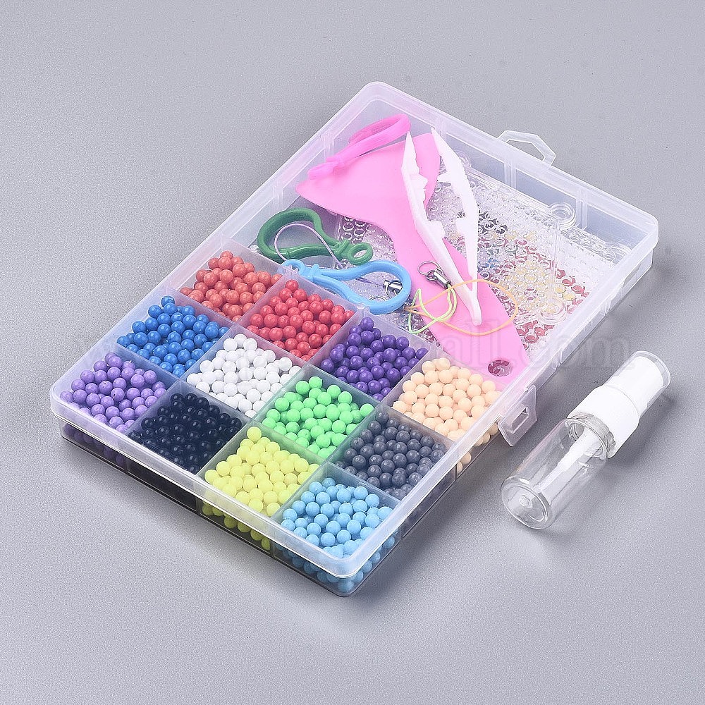 Wholesale 12 Colors 1800pcs Round Water Fuse Beads Kits for Kids ...