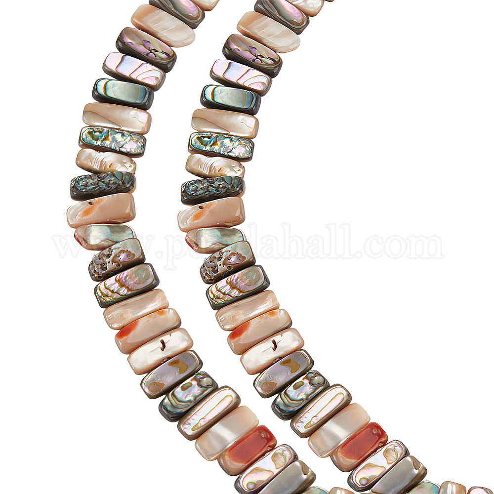 Wholesale 1 Strand Natural Paua Shell Beads Strands - Pandahall.com